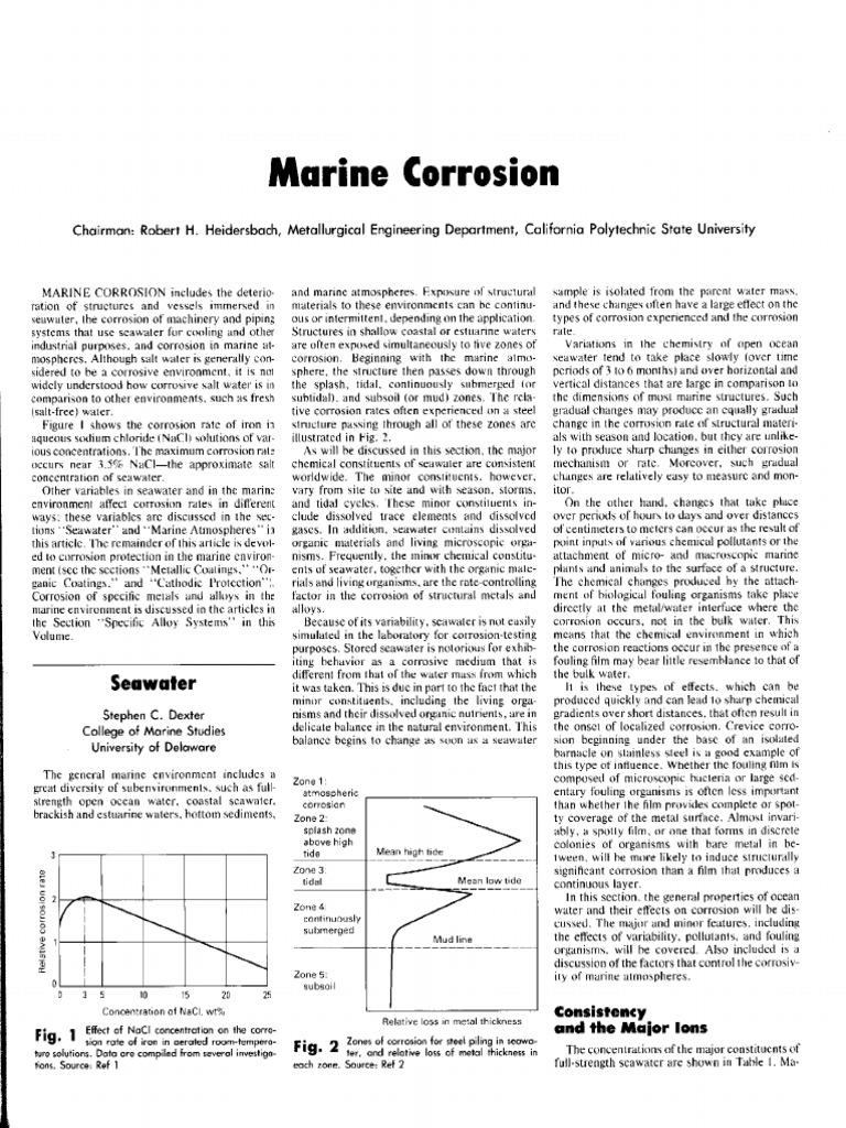 ASM Marine Corrosion | PDF