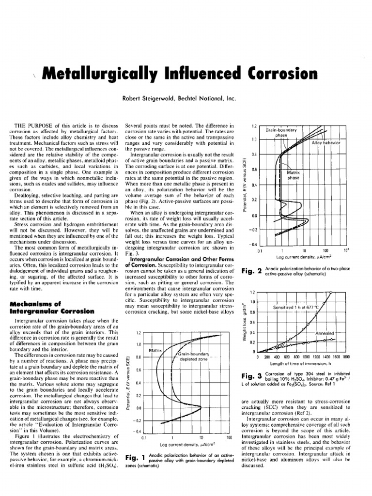 ASM Metallurgically Induced Corrosion | PDF