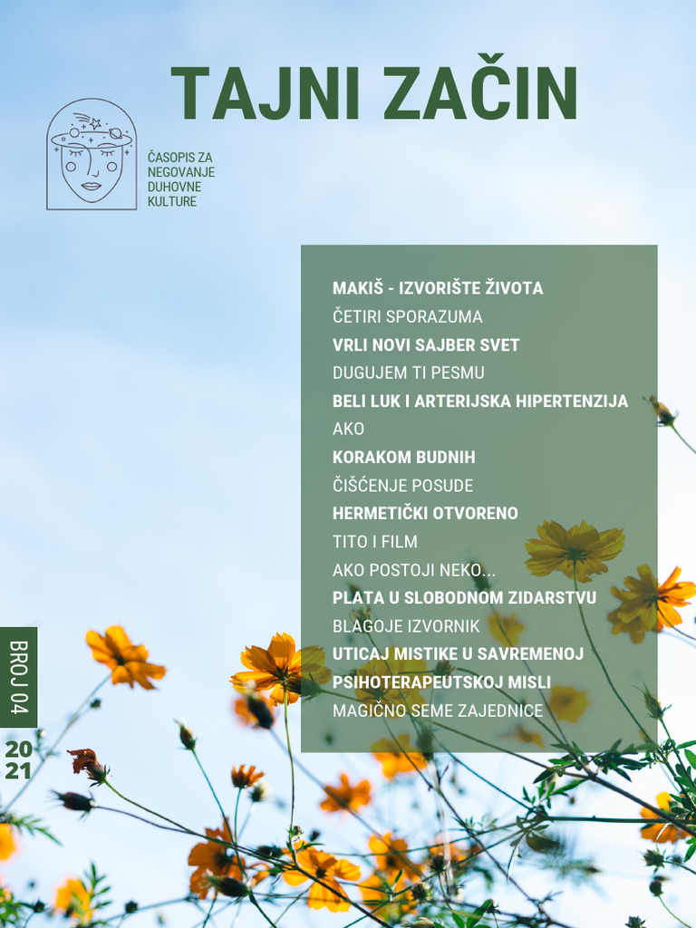Broj 04 - Tajni Zacin - Makiš | PDF