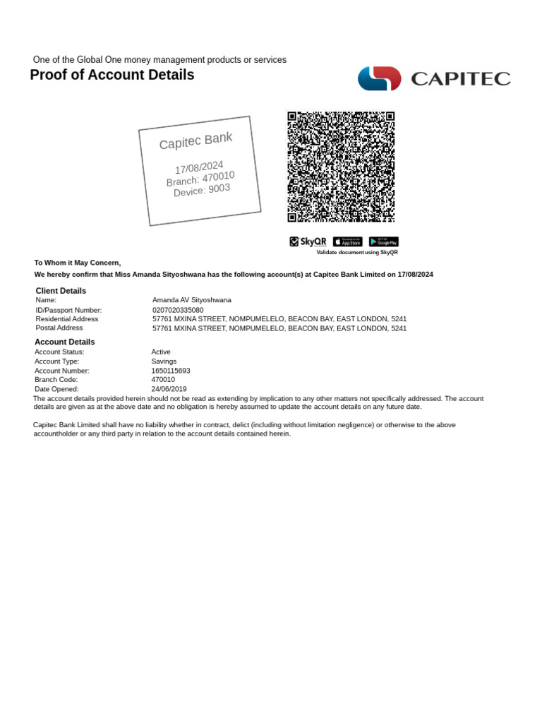 Prove of Address | PDF