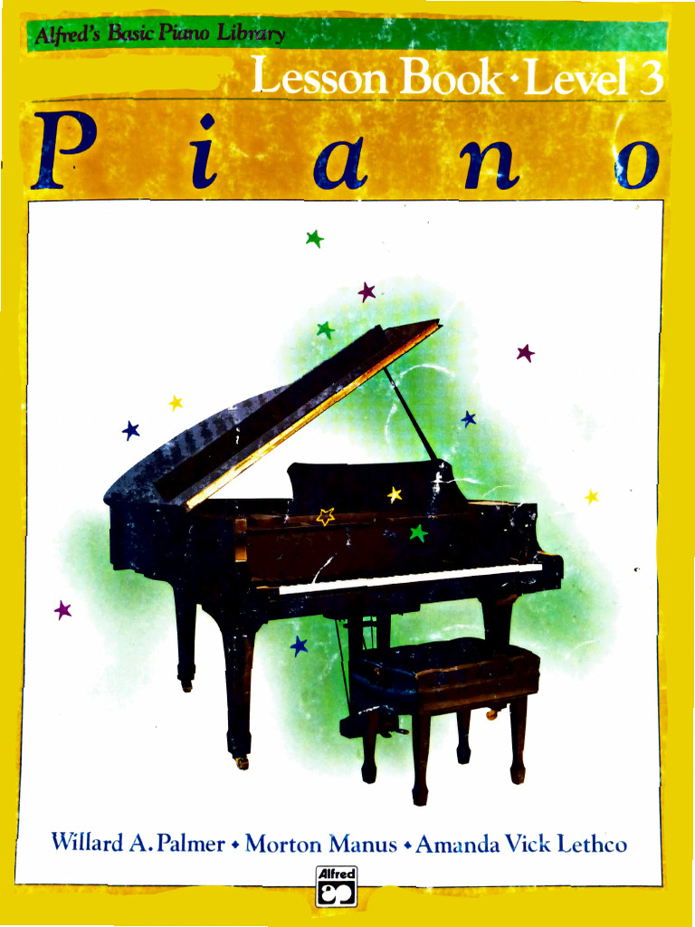 Alfred - S - Basic Piano Library - Lesson Book - Level 3 | PDF | Musical Notation | Performing Arts