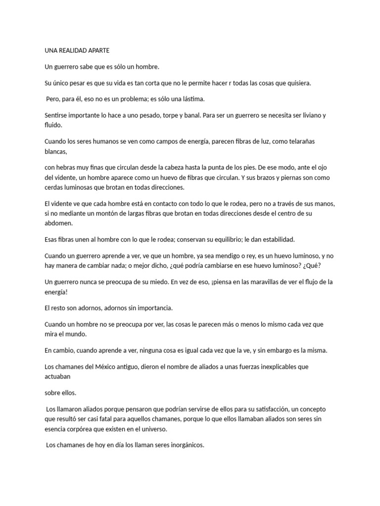 Filosofía del Guerrero y Energía | PDF