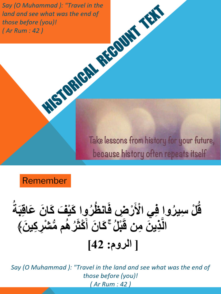 Historical Recount Text 24 | PDF | Grammatical Tense | Verb