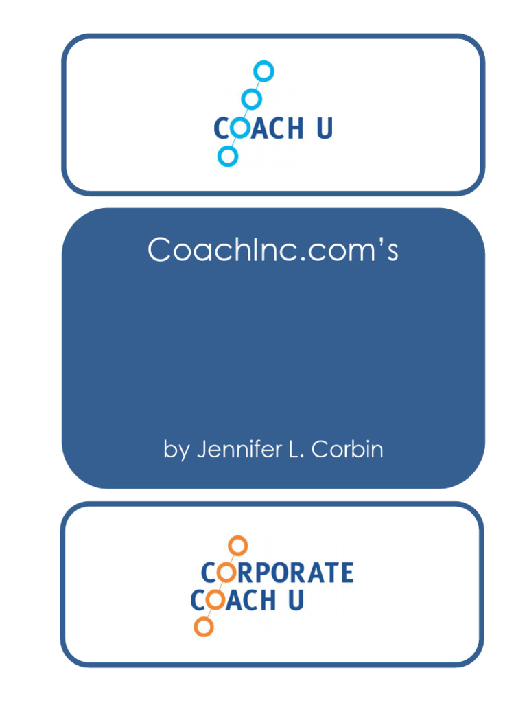 Becoming A Coach | PDF | Mentorship | Psychotherapy