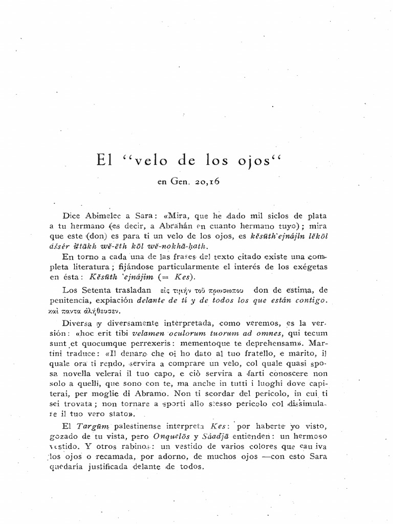 03-El Velo de Los Ojos | PDF | Pecado | Creencia religiosa y doctrina