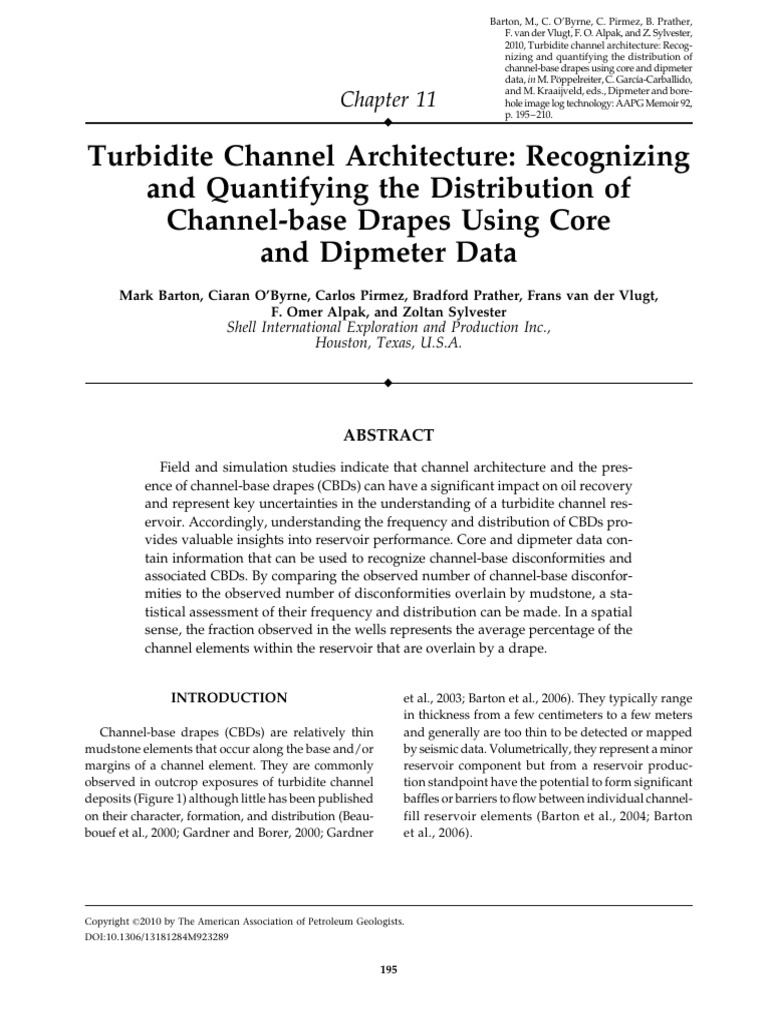 Turbidite Channel Architecture: Recognizing and Quantifying The ...