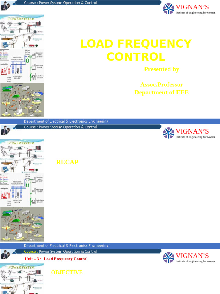 Load Frequency Control | PDF | Electrical Grid | Electric Generator