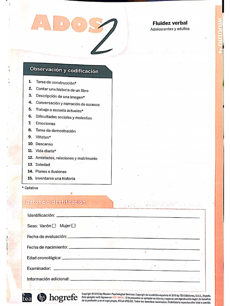 Ados 2 - Modulo 4 | PDF