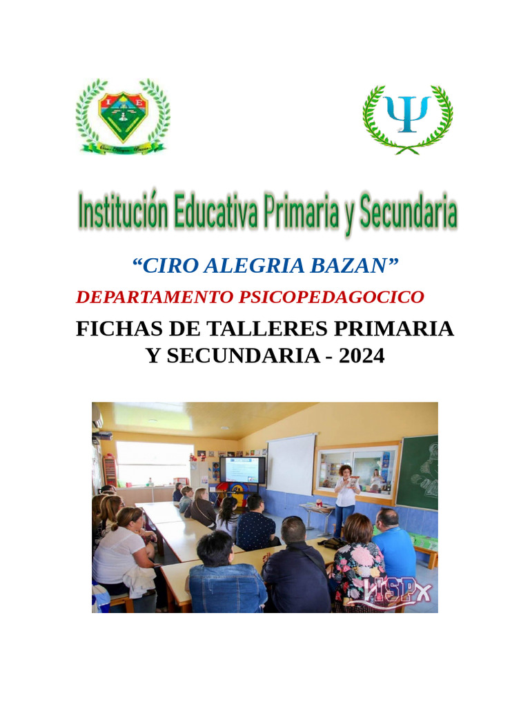 Caratula de Talleres | PDF