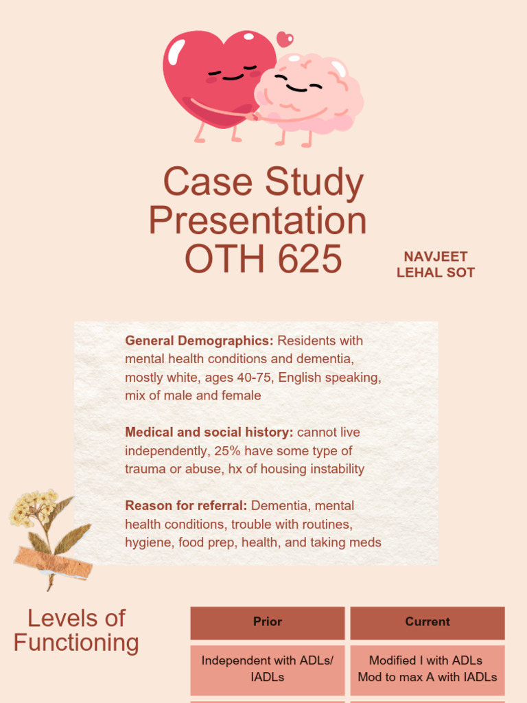 Dementia Case Study: Music Therapy Impact | PDF | Occupational Therapy ...