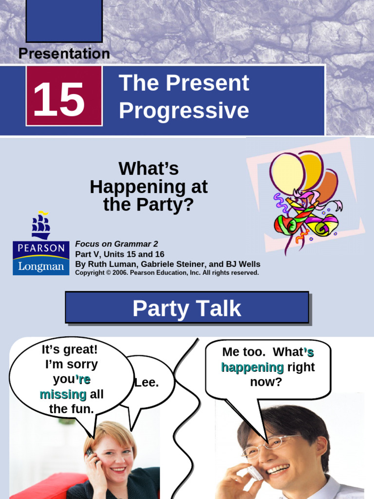 Present Progressive Grammar Practice | PDF | Linguistic Typology | Syntax