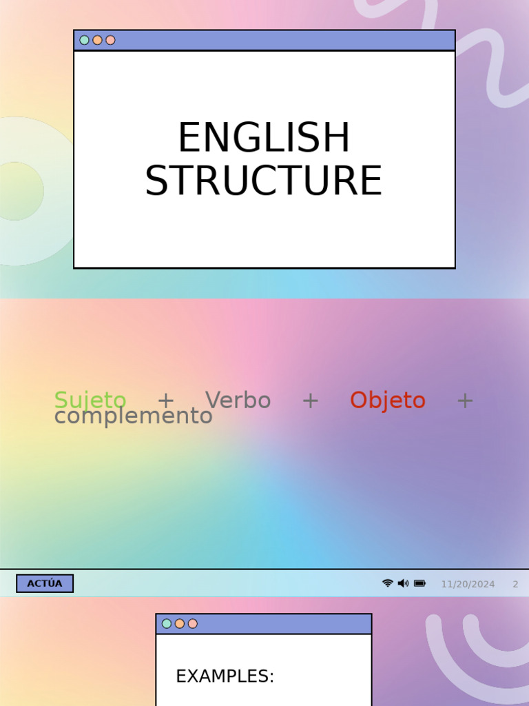 ENGLISH STRUCTURE | PDF