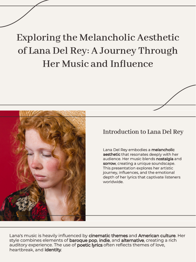 Lana Del Rey's Melancholic Journey | PDF | Art | Poetry