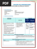 1° Sesión Día 1 PS Conocemos Las Señales de Tránsito Unidad 7 Semana 1 ...