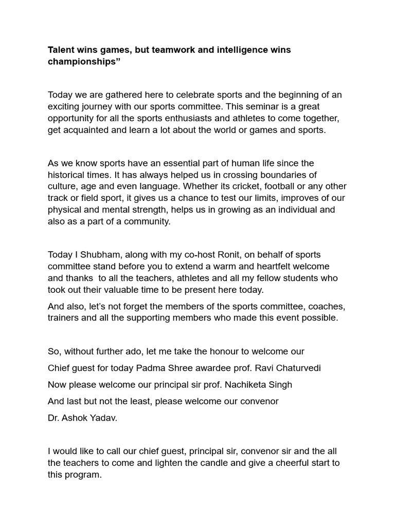 Seminar Script | PDF