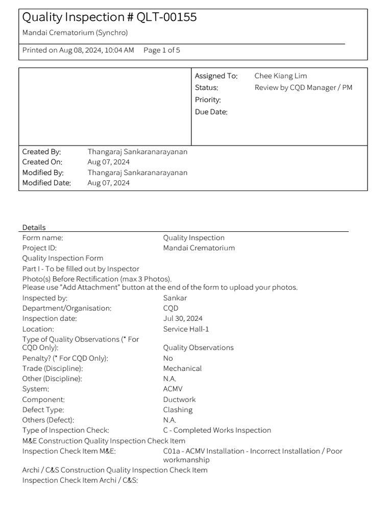 QLT 00155 | PDF | Technology & Engineering
