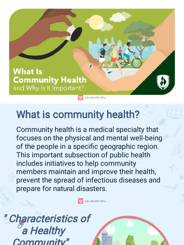 Community Health | PDF