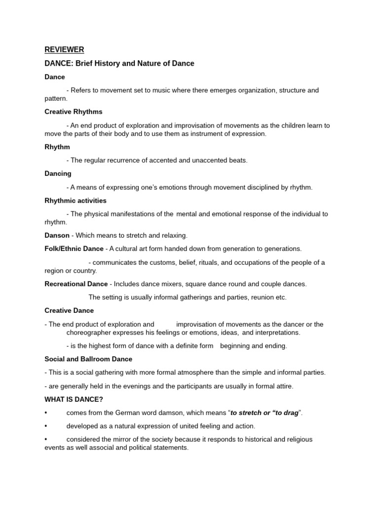 Reviewer Pe3 2 | PDF | Dances | Ballet