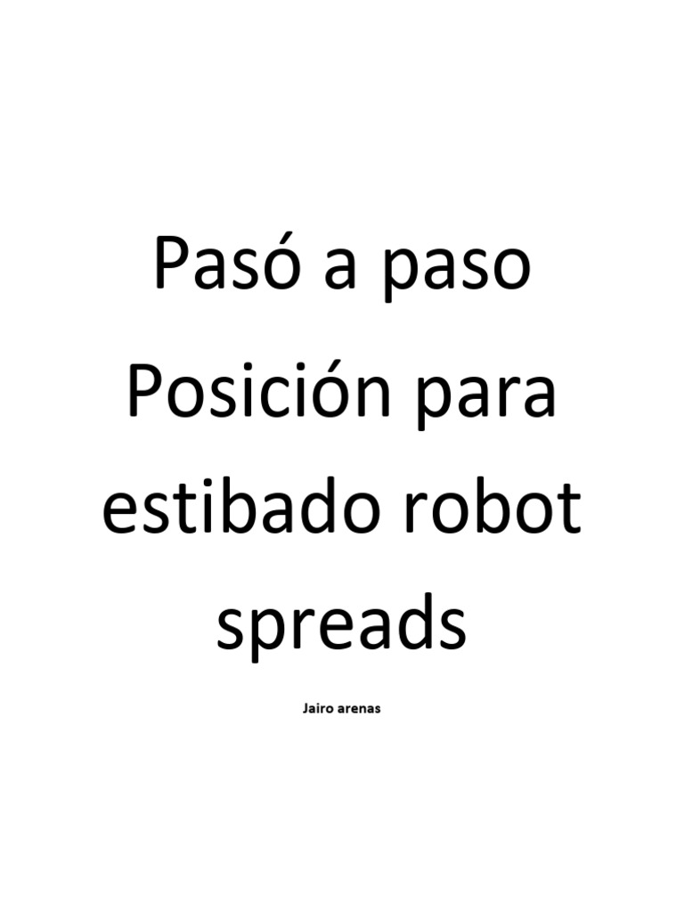 Posiciones de Estibado | PDF