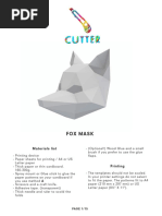 Squidgame Frontman Template Mask Assembli 1 | PDF