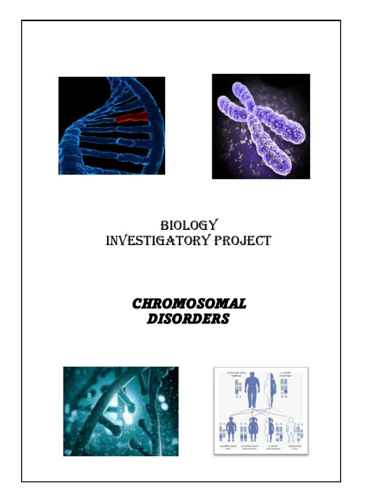Chromosomal Disorder | PDF | Genetic Disorder | Genetic Counseling