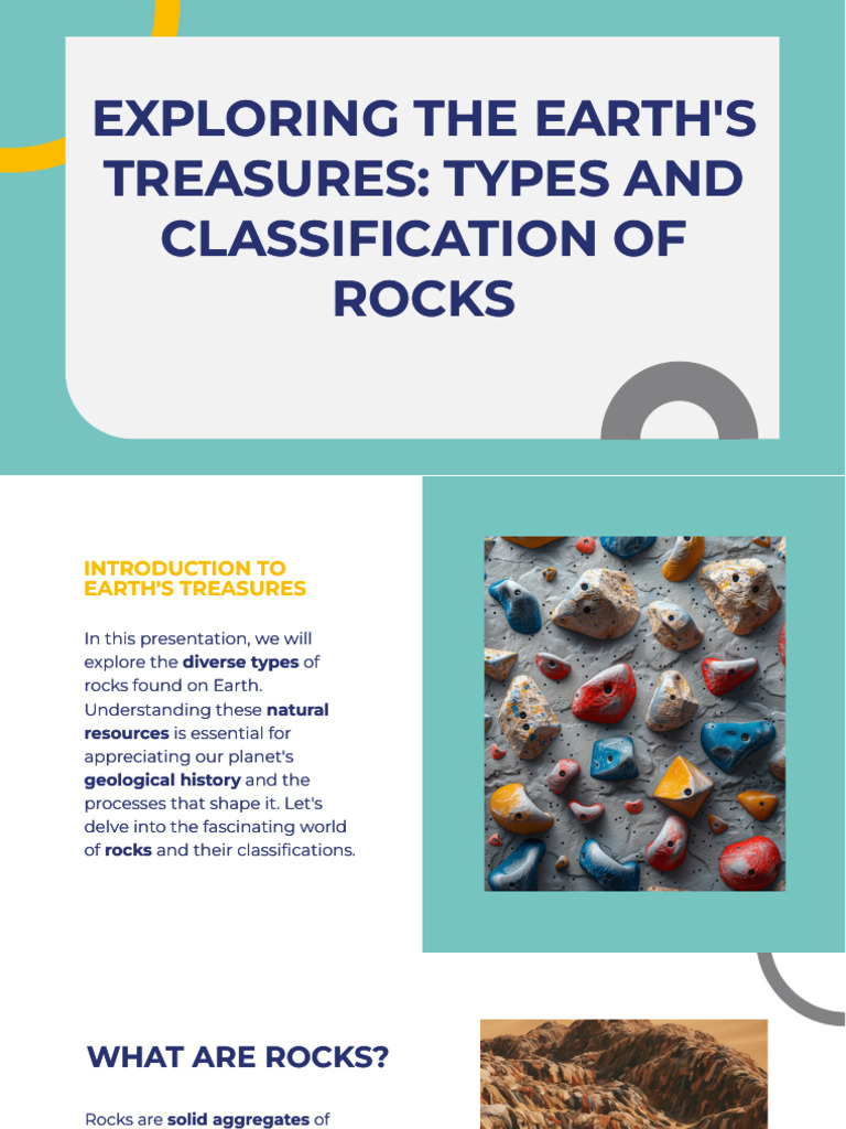 Slidesgo Exploring The Earths Treasures Types and Classification of ...