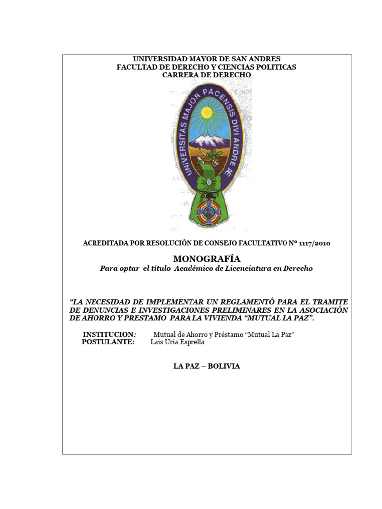 Monografia Bolivia | PDF | Bancos | Institución