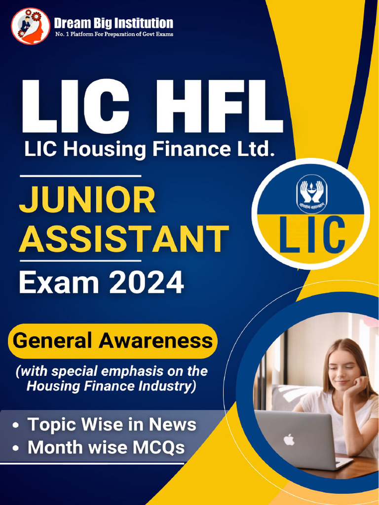 LIC HFL Junior Assistant Super GA Booster DBI | PDF | Financial Services | Banking