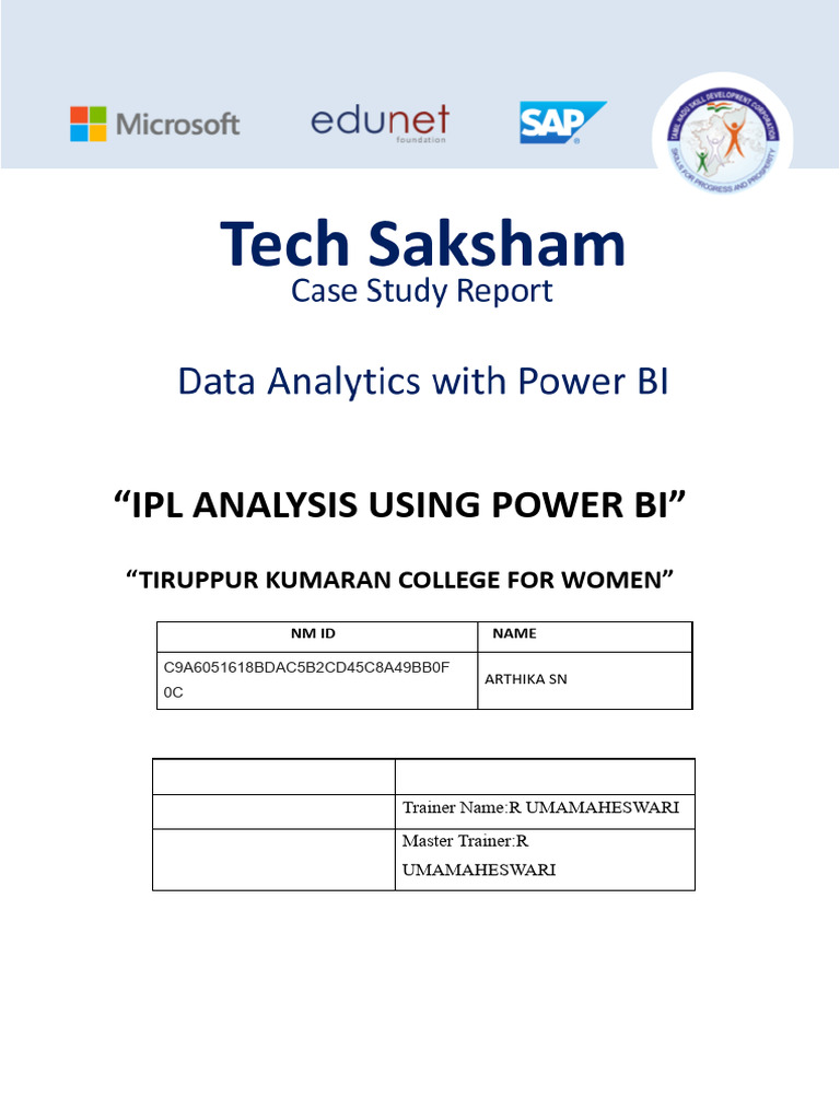 IPL Data Insights with Power BI | PDF | Data Analysis | Analytics