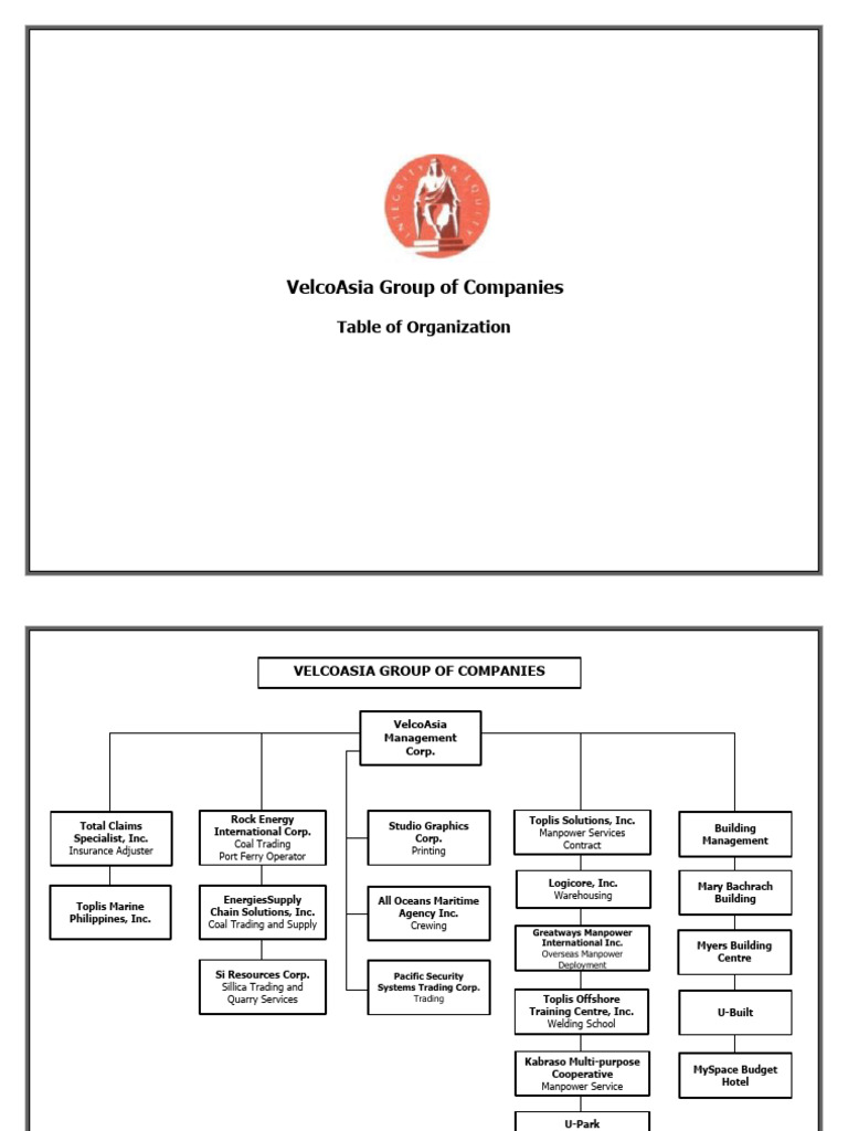 Va Group Org Chart | PDF | Business | Economies