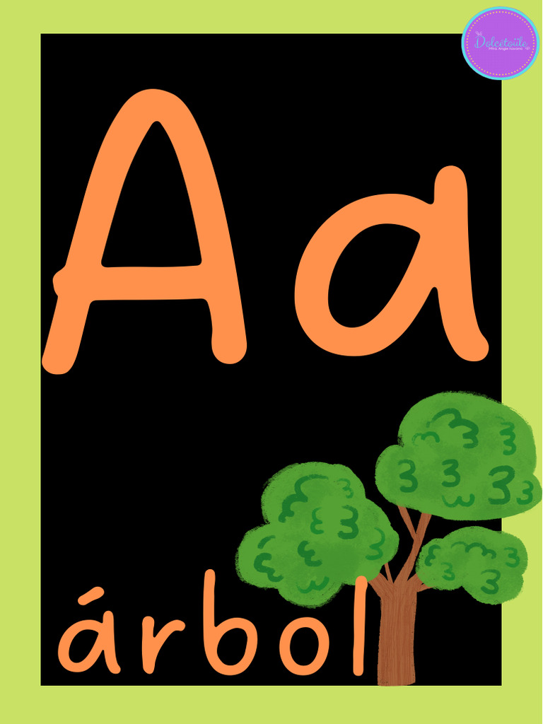 Alfabeto Colores Fondo Negro | PDF | Hogar, jardinería y bricolaje ...
