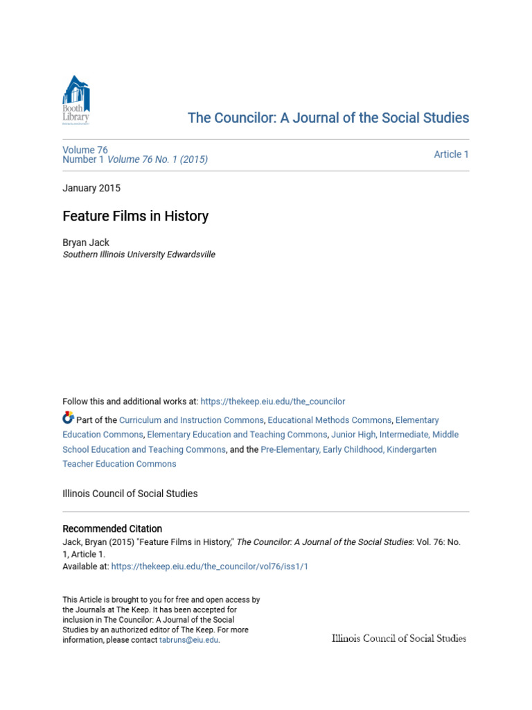 Feature Films as Historical Tools | PDF | Twelve Years A Slave