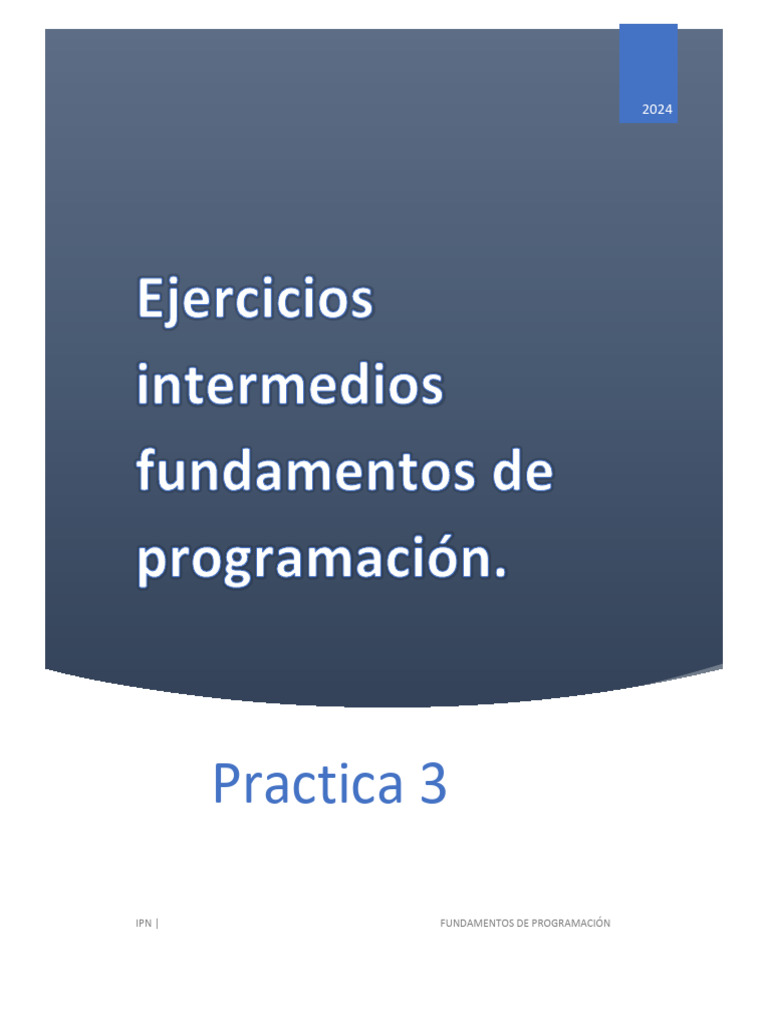 Ejercicios Intermedios FP | PDF