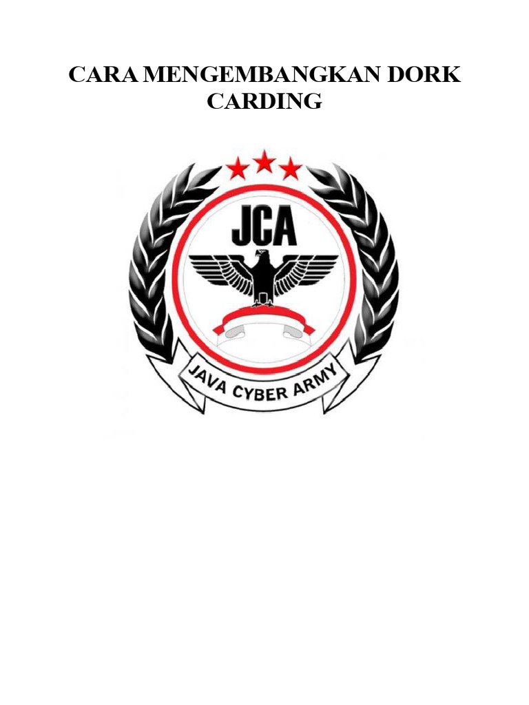 Belajar Kembangin Dork Carding-1 | PDF