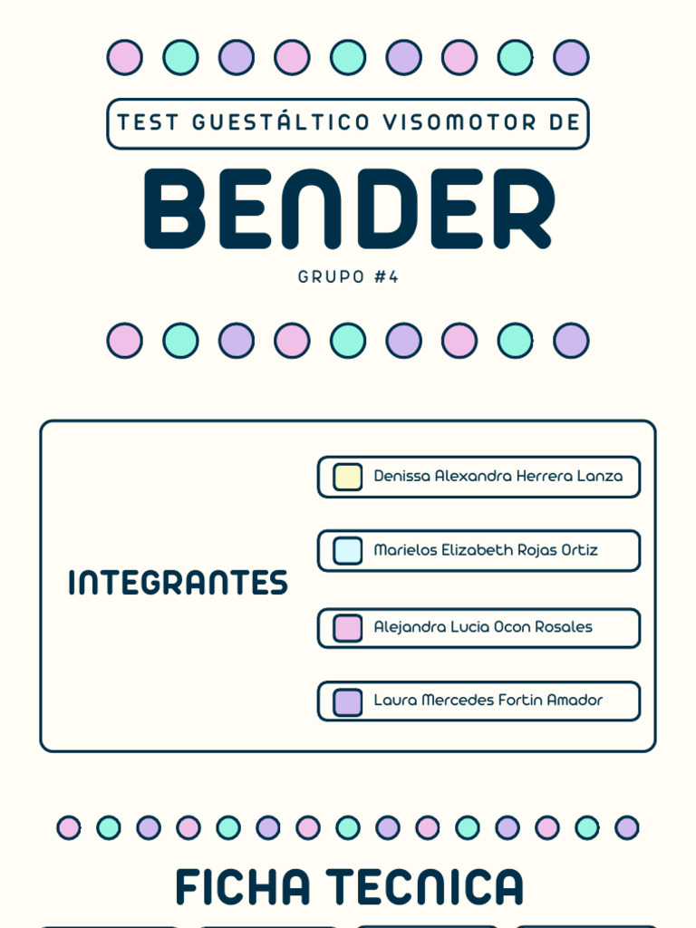 Test Geuestaltico Visomotor de Bender | PDF | Las emociones | Ansiedad