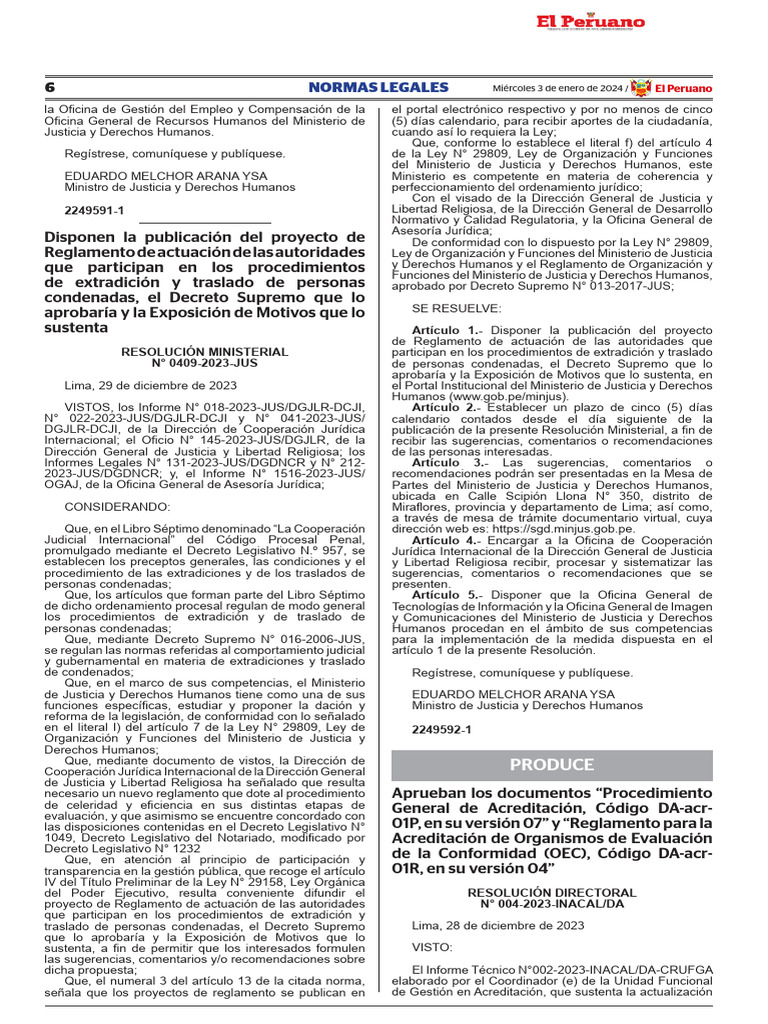 R.D. #004-2023-INACAL-DA - Doc Proc Gral D Acred Cód DA-acr-01P Vers 07 ...