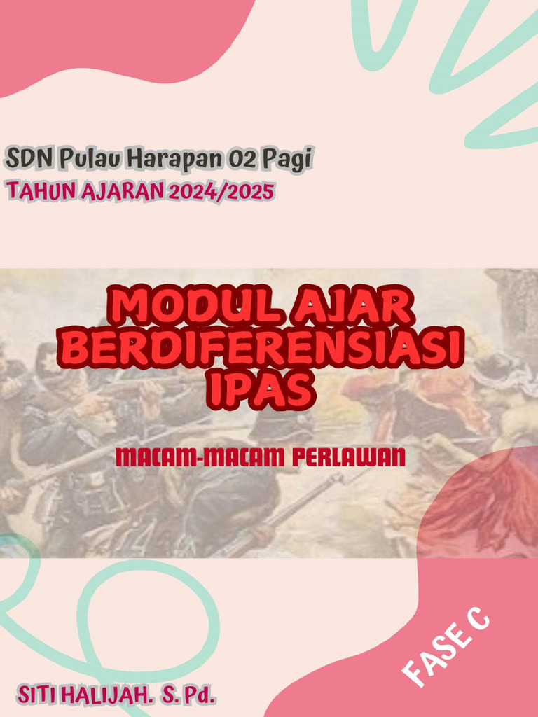 Siti Halijah - Modul Ajar Berdiferensiasi Fix | PDF