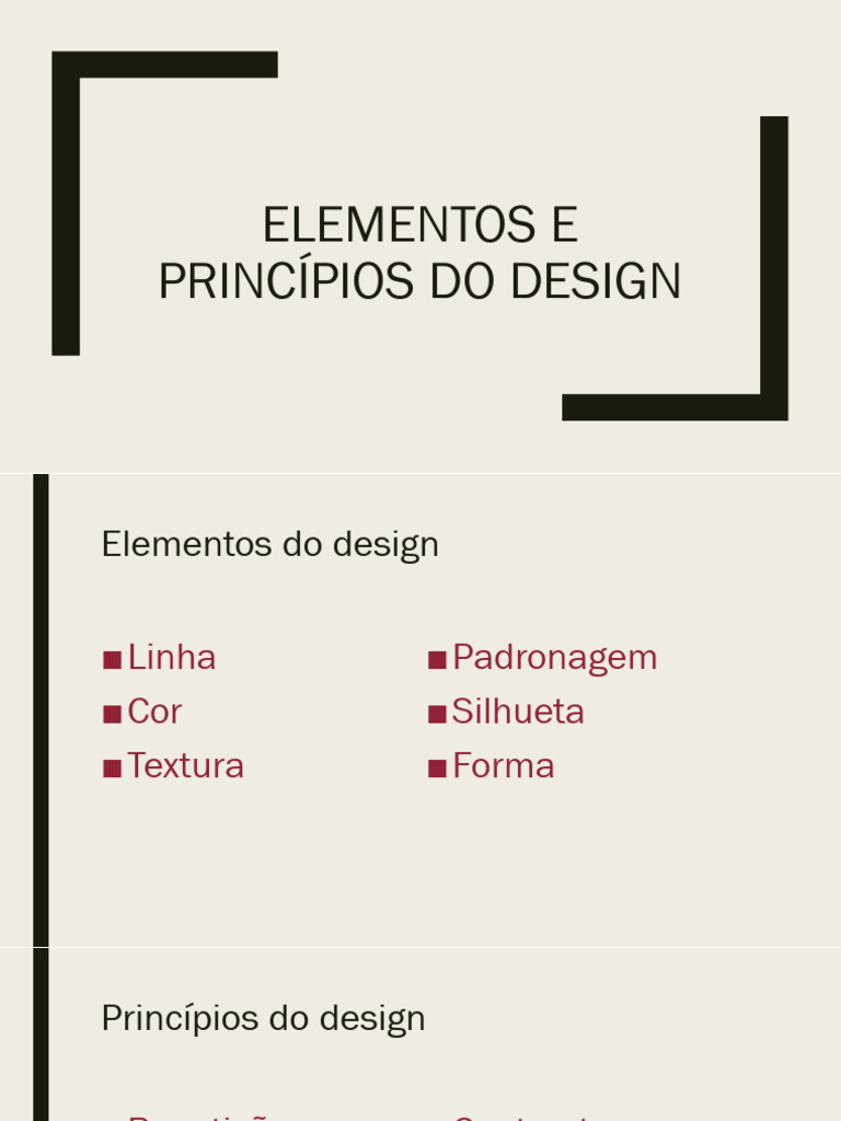 Aula 5 - Elementos e Princípios Do Design | PDF | Cor | Visão