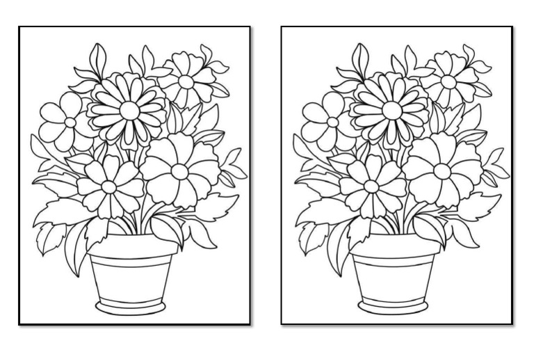 Mewarnai Bunga | PDF