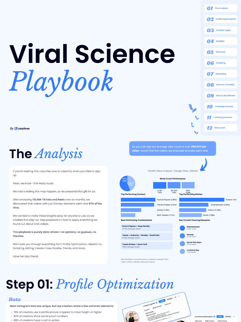 Viral Video Creation Playbook | PDF | Computers