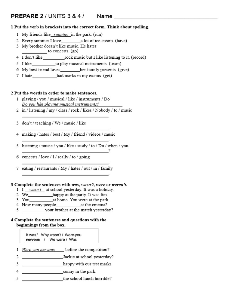 Prepare 2 | PDF | Syntax | Grammar