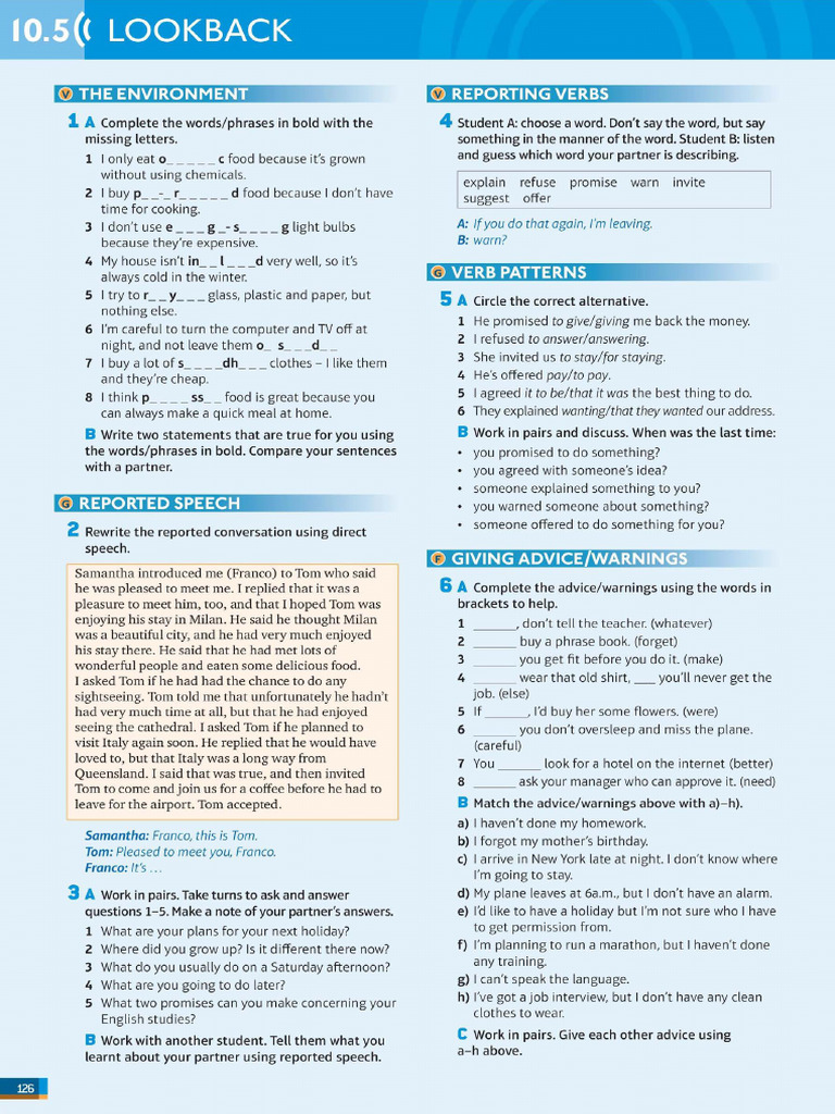 Speakout Intermediate Exam | PDF