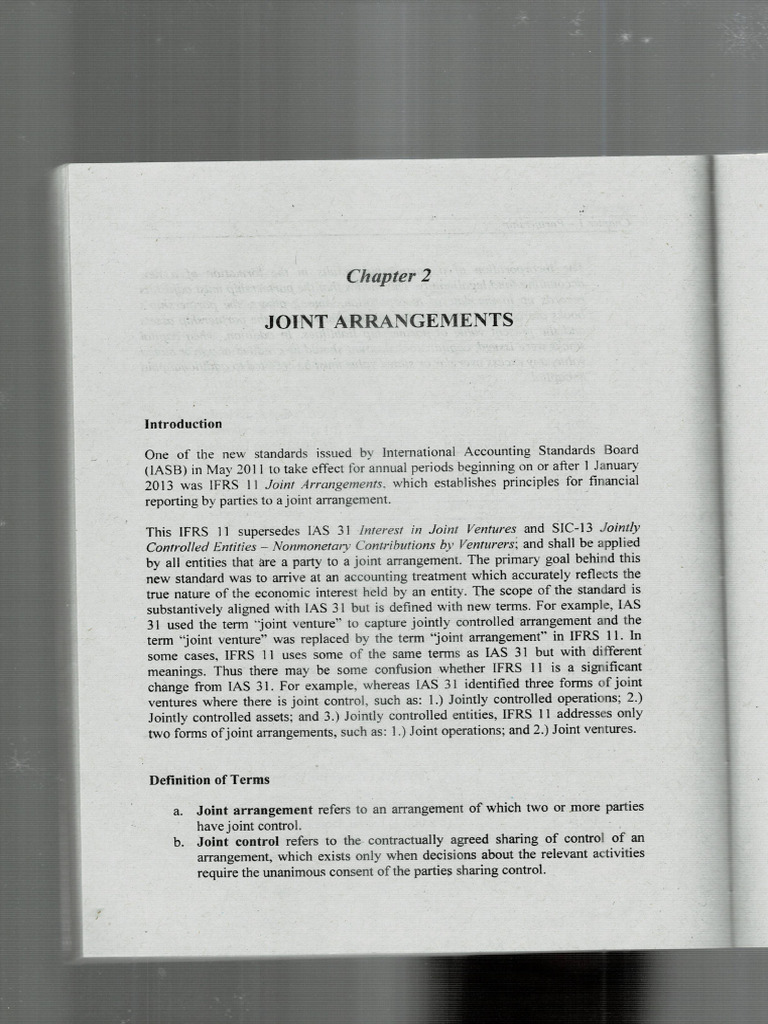 Joint Arrangements and Joint Ventures | PDF