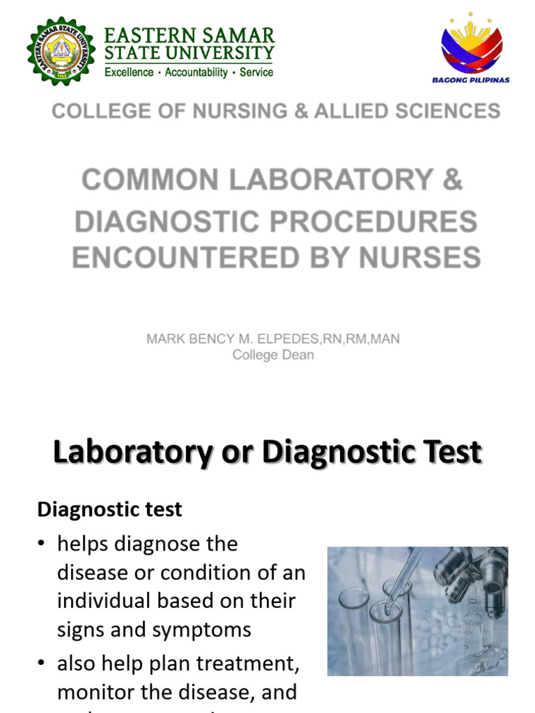 Common Laboratory Diagnostic Tests | PDF | Medical Diagnosis | Medical ...