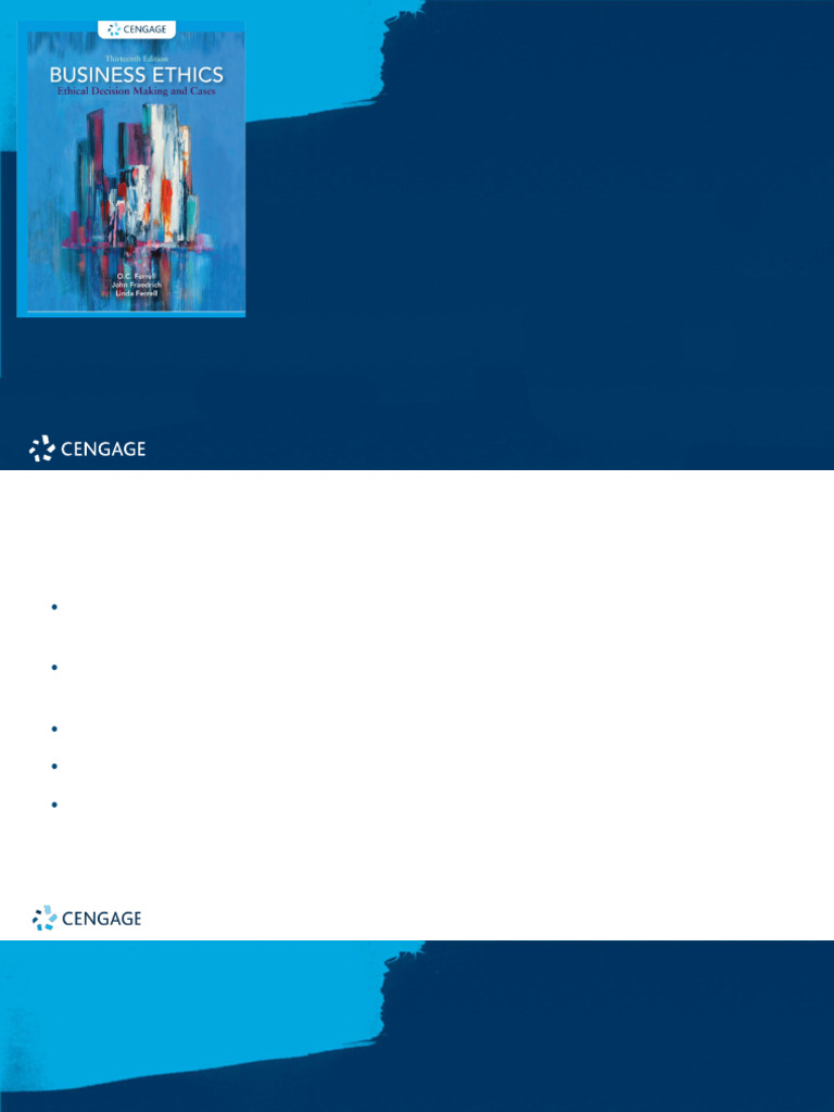 Ferrell BE 13e CH07 Student PPT Final | PDF | Hedonism | Morality