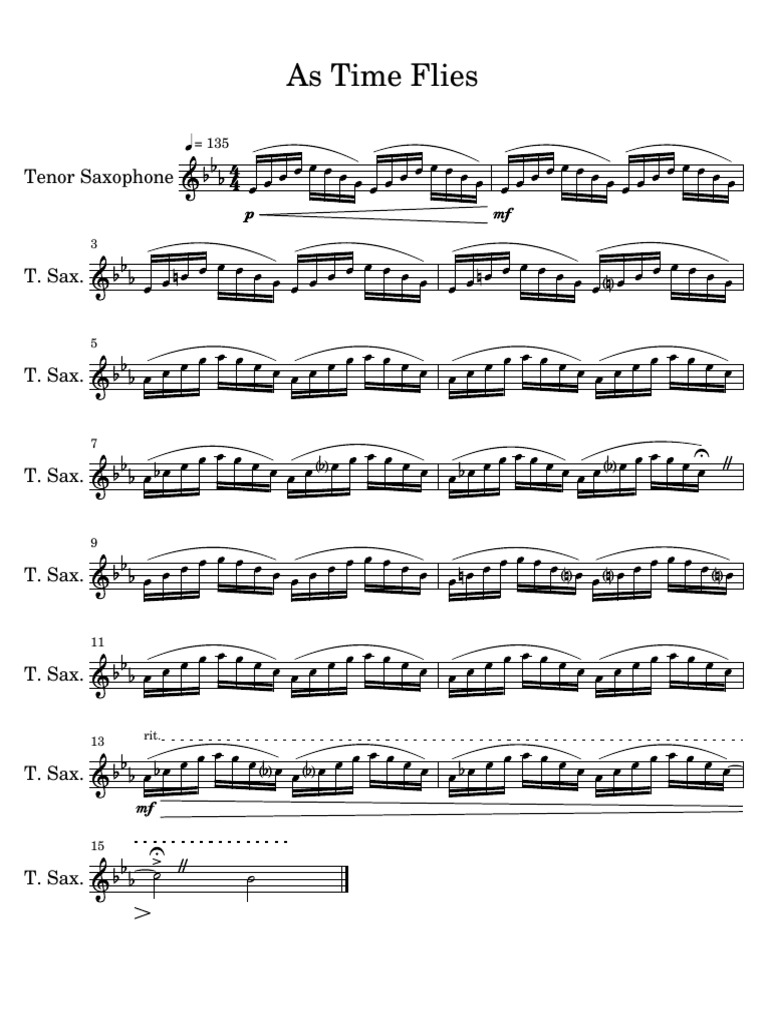Saxophone Sheet Music | PDF