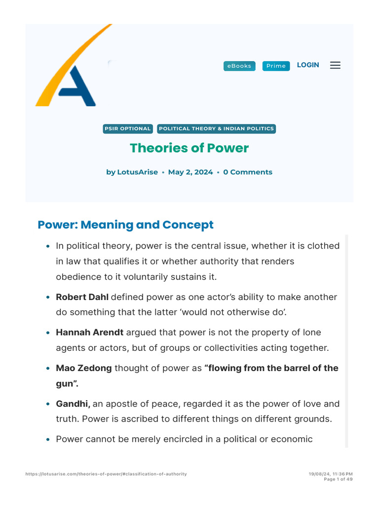 Foucault's Power Theory Explained | PDF | Michel Foucault | Power ...
