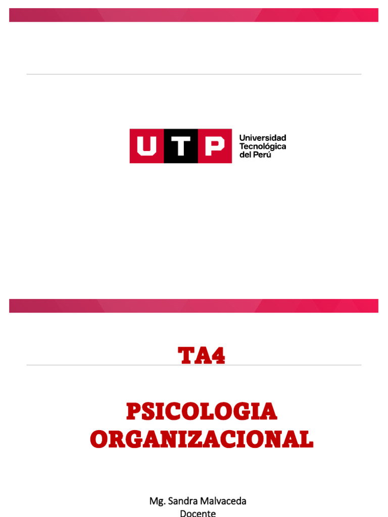TA4 - Clase | PDF | Crecimiento personal y profesional