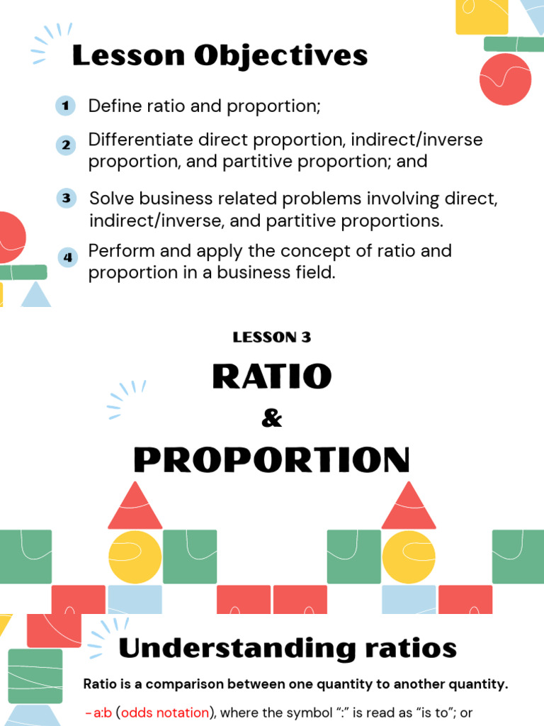Understanding Ratios and Proportions | PDF | Ratio | Area