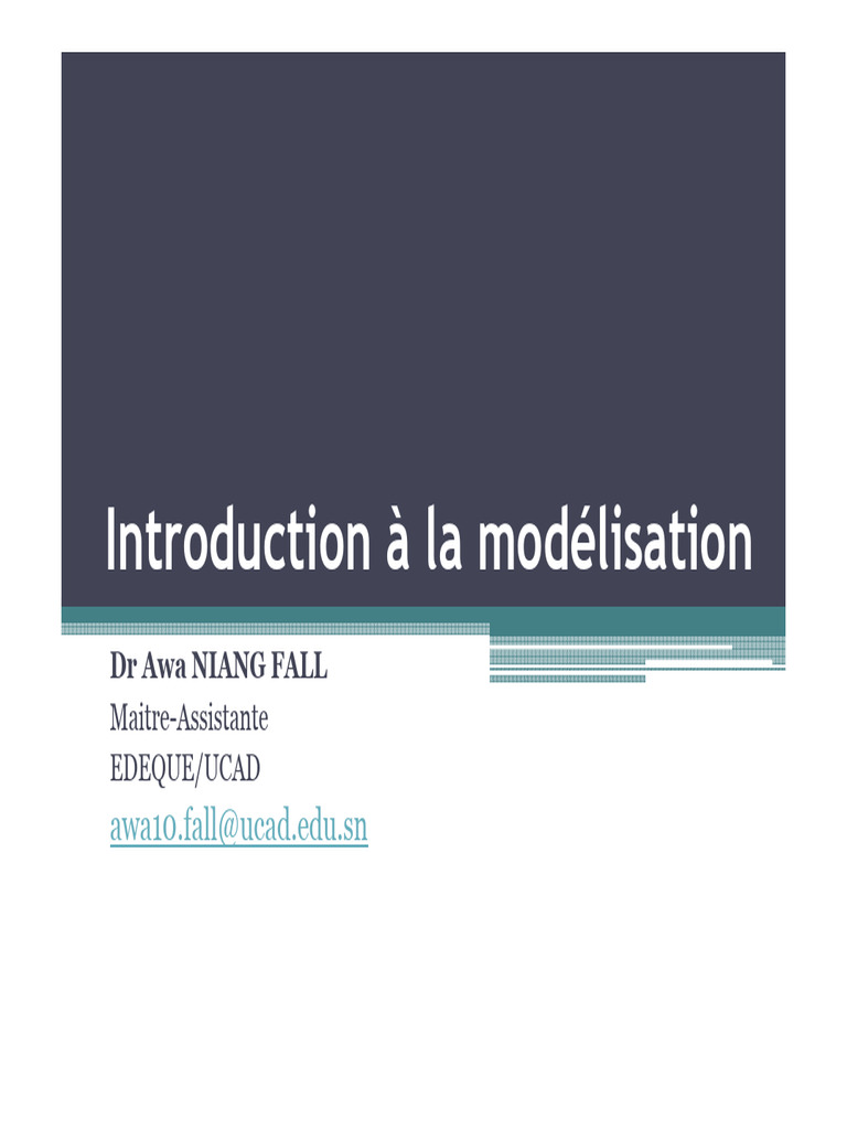 Introduction à la modélisation des données | PDF | Modèle relationnel ...